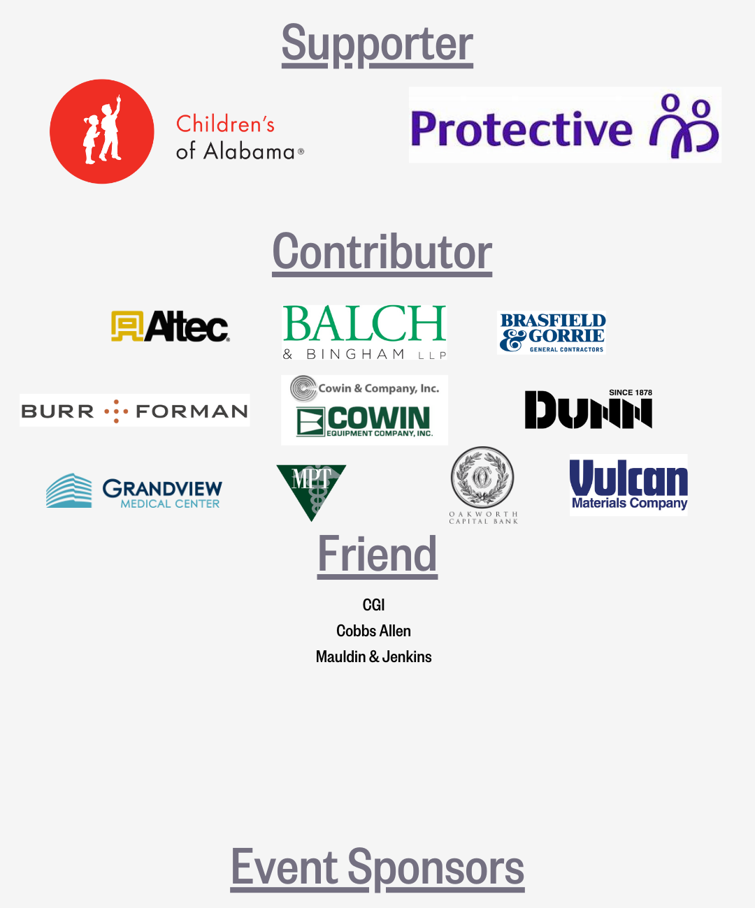 CORPORATE SPONSORS - JL Birmingham